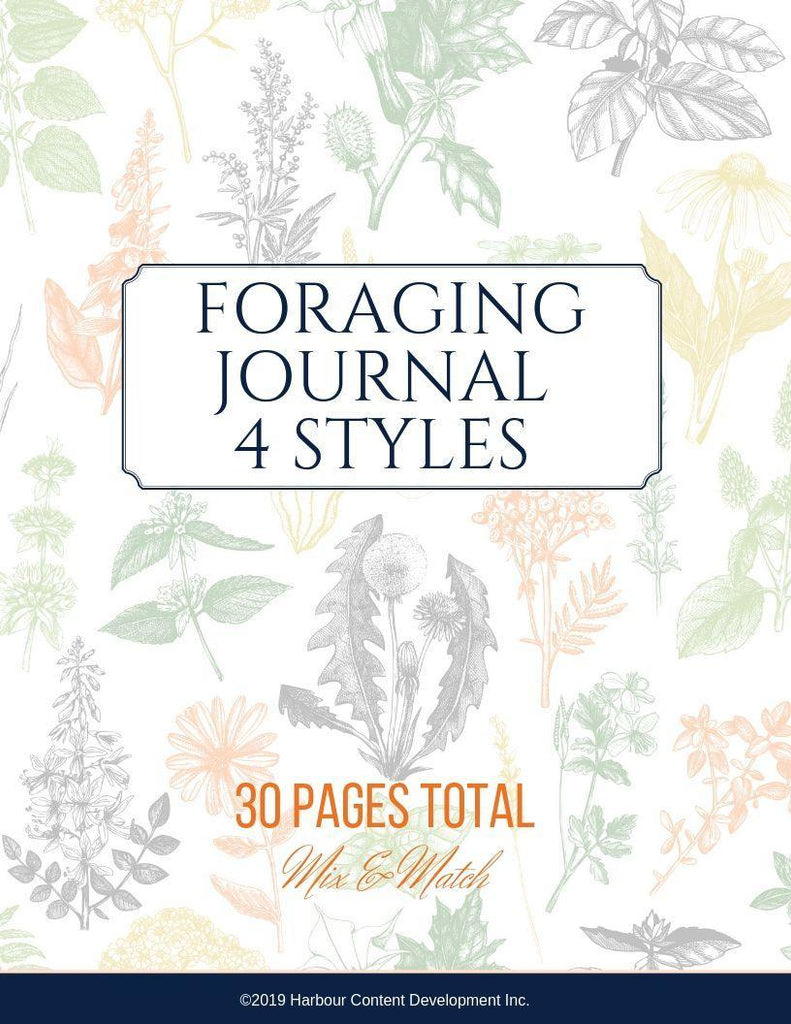 Intro to Foraging With Children Printables Bundle 100+ Pages – An Off ...
